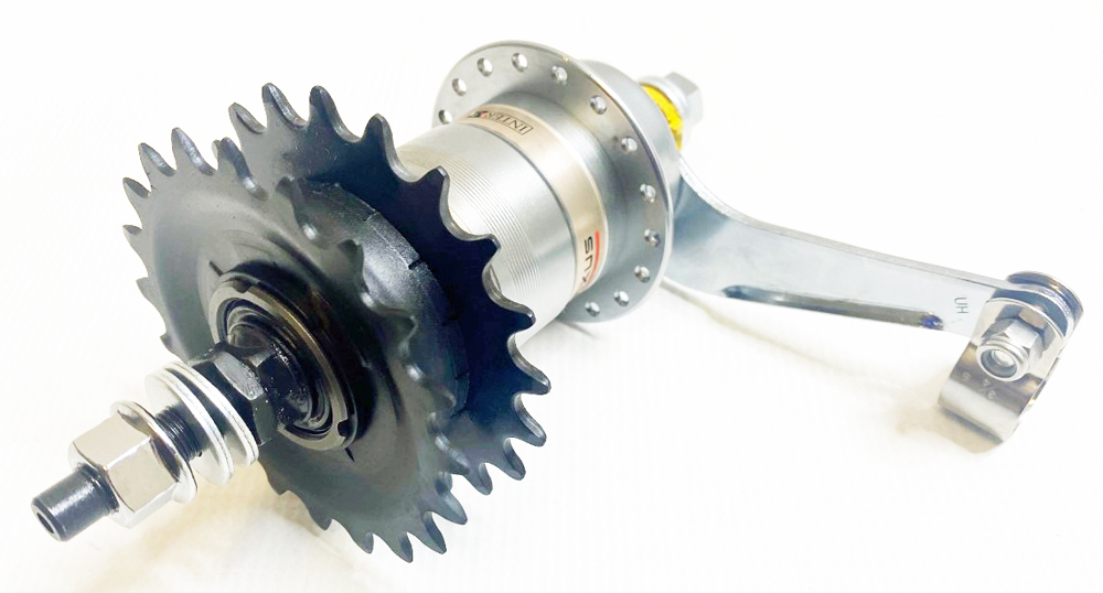 Double Sprocket Hub 3 Spd Coaster Brake