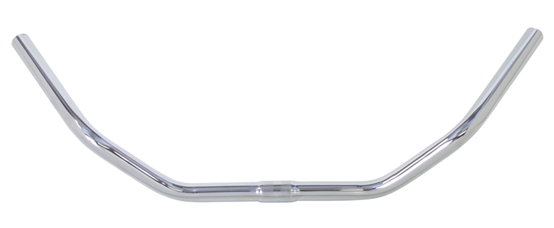 Handlebar Cruiser & Comfort, Chrome, for single bolt stem. 24" wide, 3 ...
