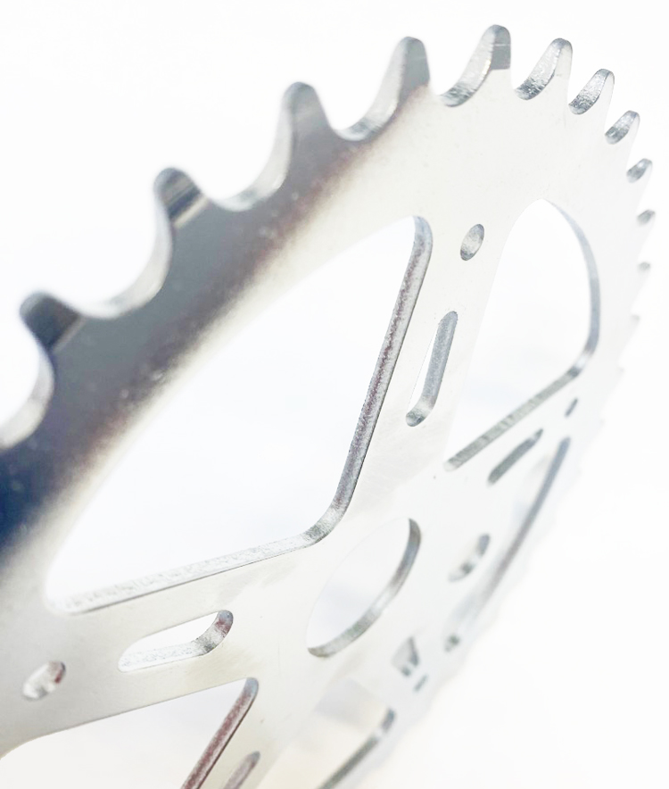 Sprocket, 36 Tooth, Steel Chrome for Regular Chain 1/2 X 1/8