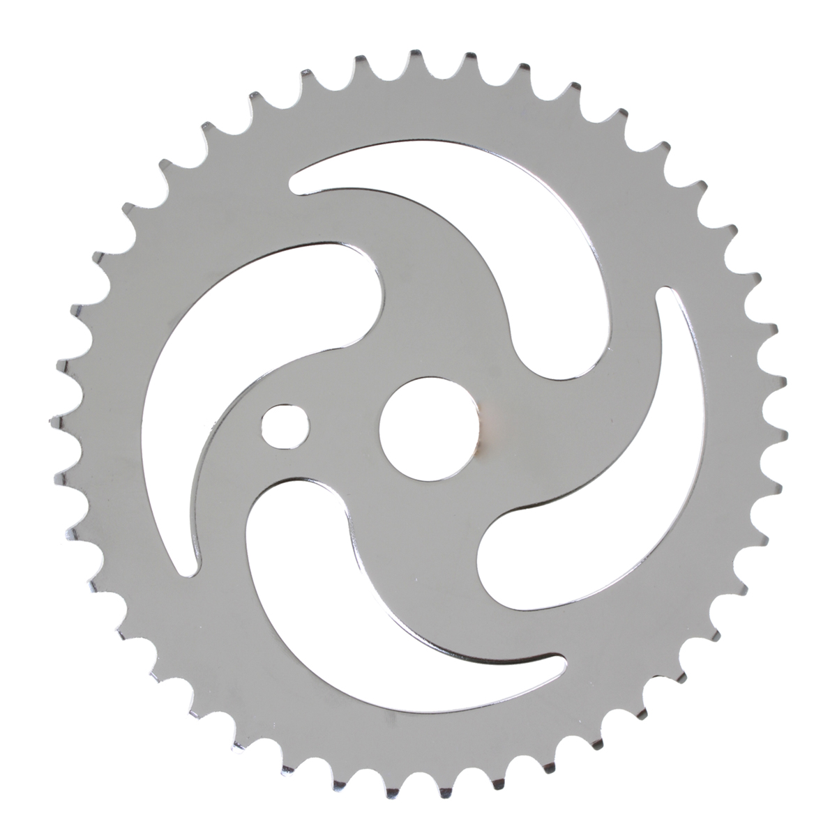 Sprocket, 42 Tooth, Steel Chrome for Regular Chain 1/2 X 1/8