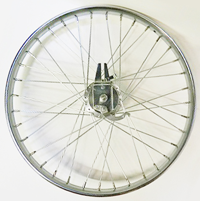 Wheel Front Drum Brake 26 X 2.125 Steel Chrome Worksman rim for ADP/M2626